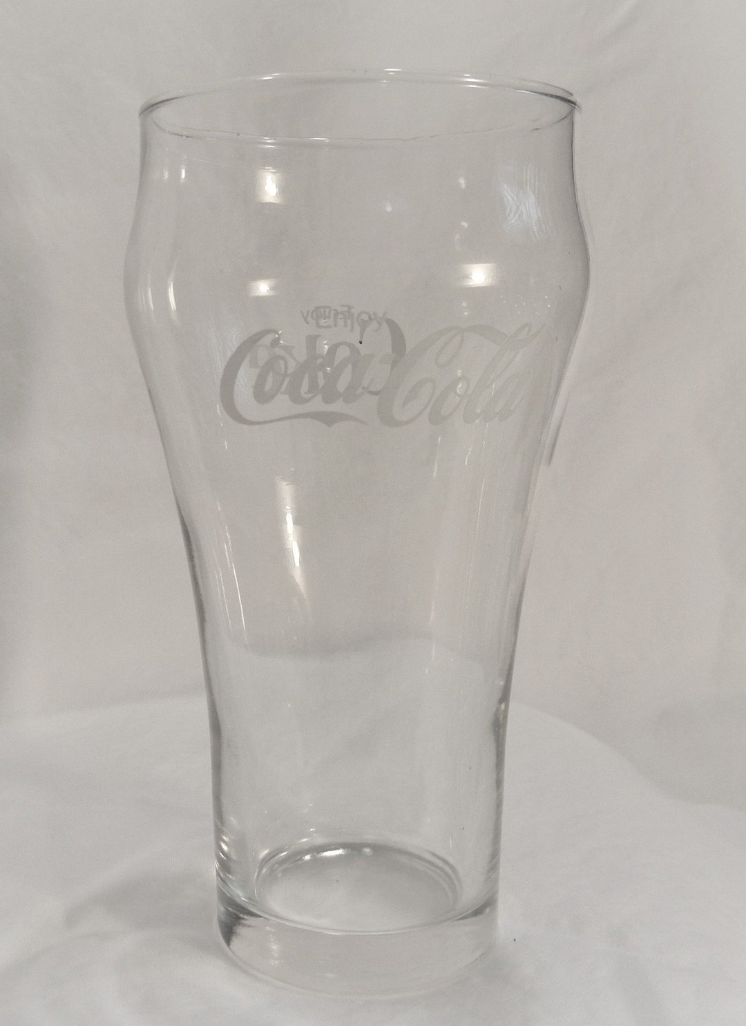 Coca-cola Glasses, Vintage 1970s Bell-shaped Clear COCA-COLA Glasses ...