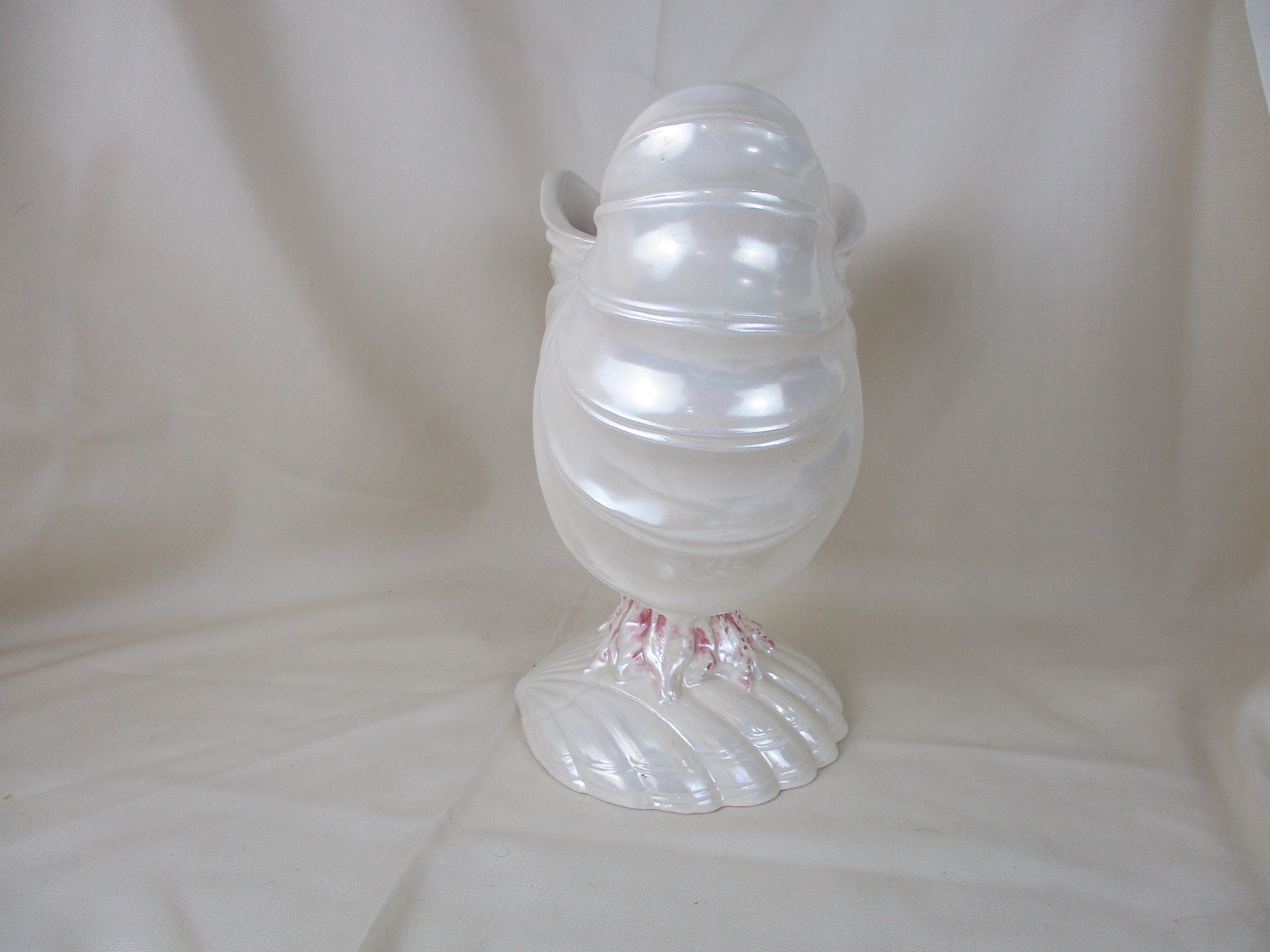 Marine Nautilus Shell Vase Seashell Coastal Decor Planter - Etsy