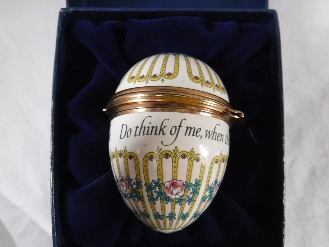 Enamel Box, Halcyon Days, Egg, Snuff Box, Pill Box, Jewelry Box, - Etsy