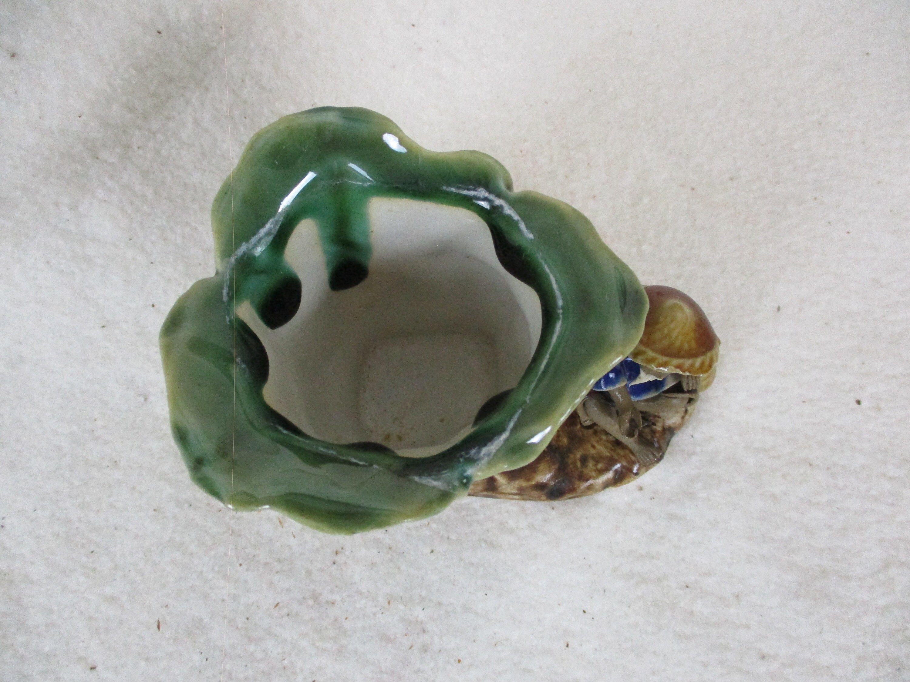 Majolica Lily Vase Planter Chinese Mud-man Cabbage Planter - Etsy
