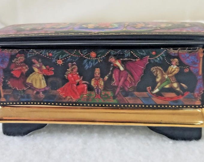 Music Box USSR 1991 Ardleigh Elliott & Sons Porcelain Nutcracker Tune ...
