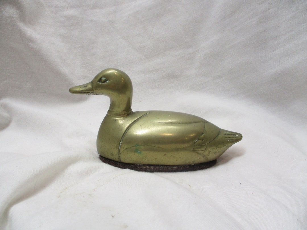 Brass Mallard Duck, Cabin Décor, Home Décor Mid Century Modern, Father ...