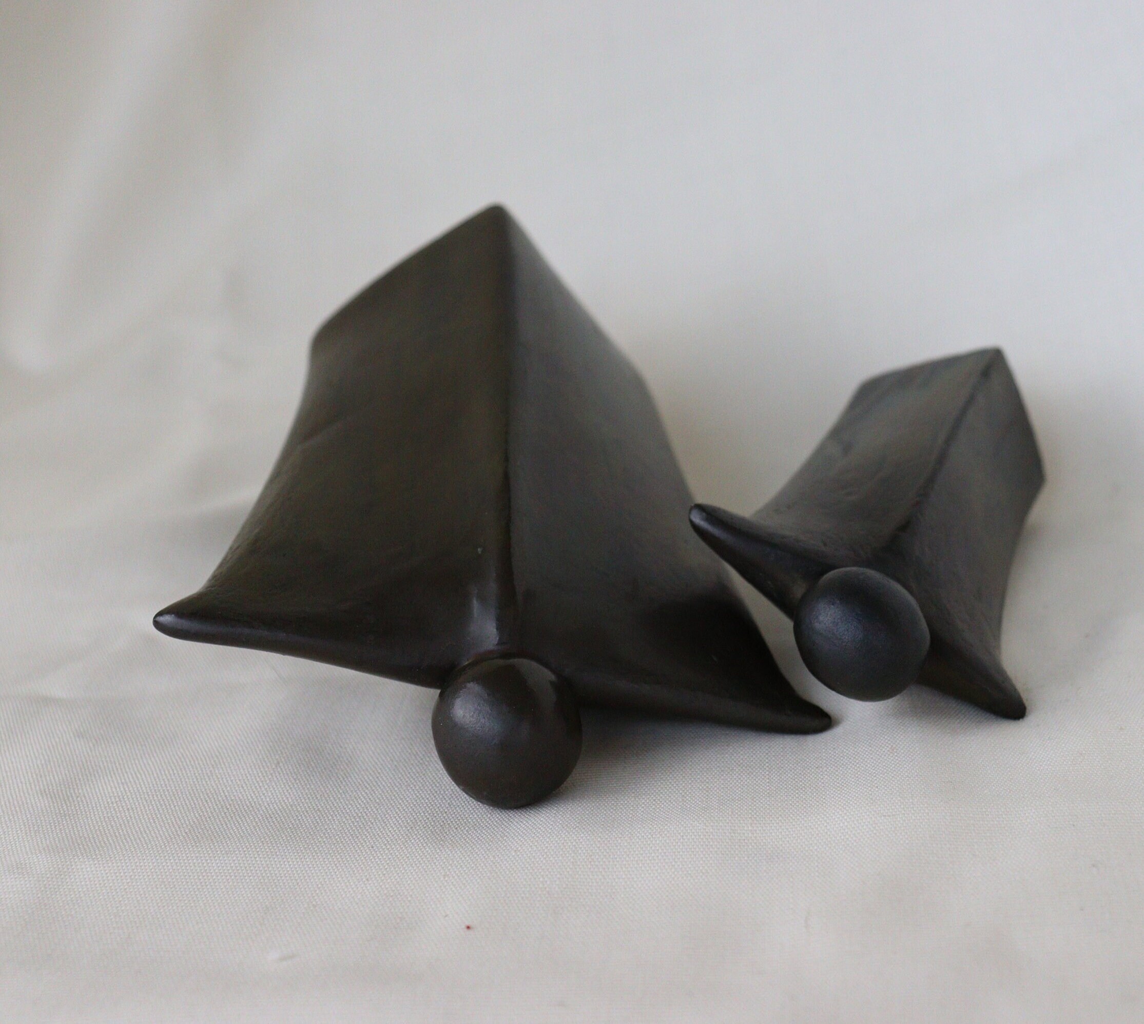 Angel Figurine, Barbara Hertel, Spirit People, Raku PNW Studio Pottery ...