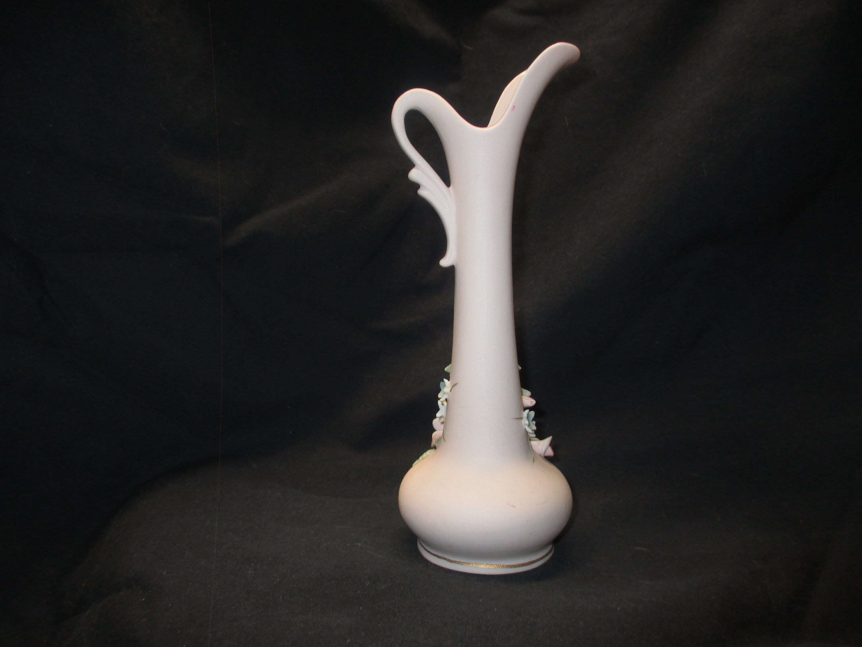 Lefton Pink Vase With Flowers Japan Bud Vase Japanese Ceramics Floral ...