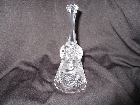 Bell Vintage Pressed Lead Crystal Dinner Bell | Etsy