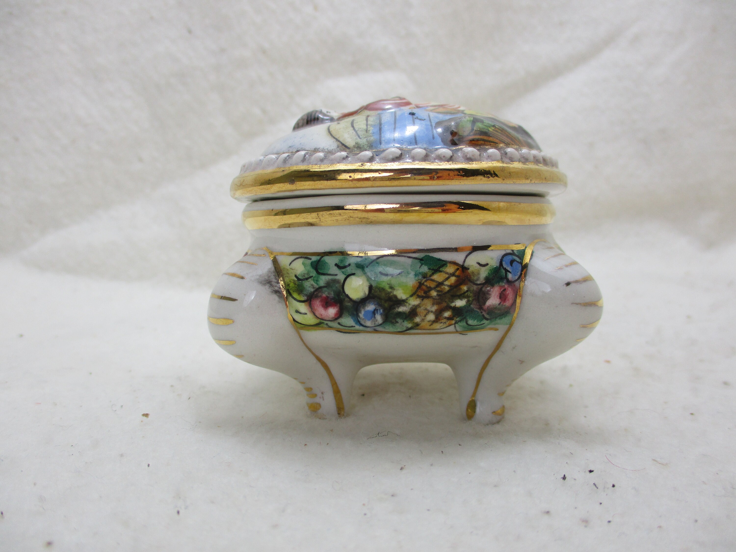 Capodimonte Cherub Porcelain Box Snuff Box Pill Box Jewelry - Etsy