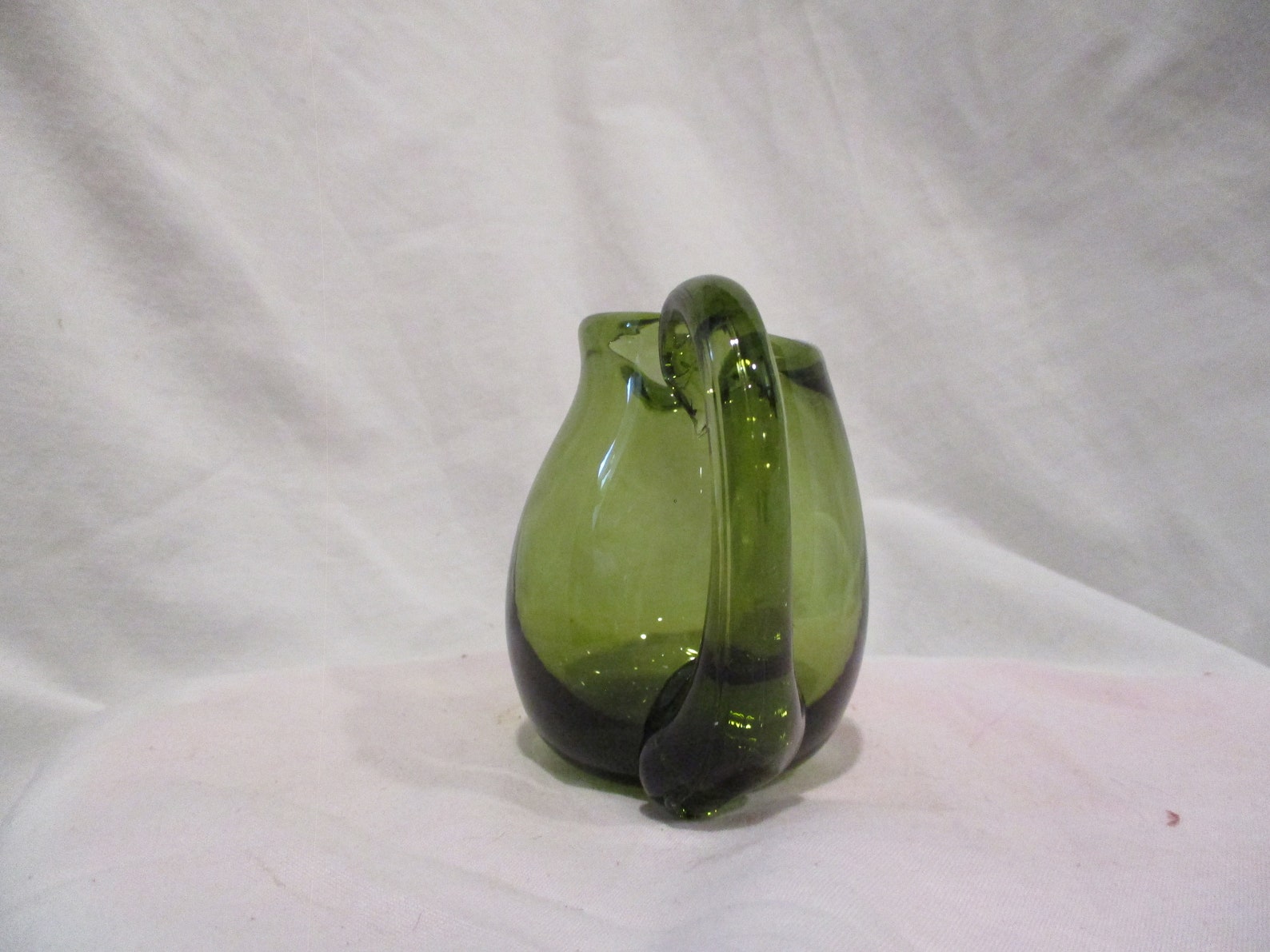 Pitcher Jamestown Hand Blown Glass Pitcher Small Art Glass - Etsy