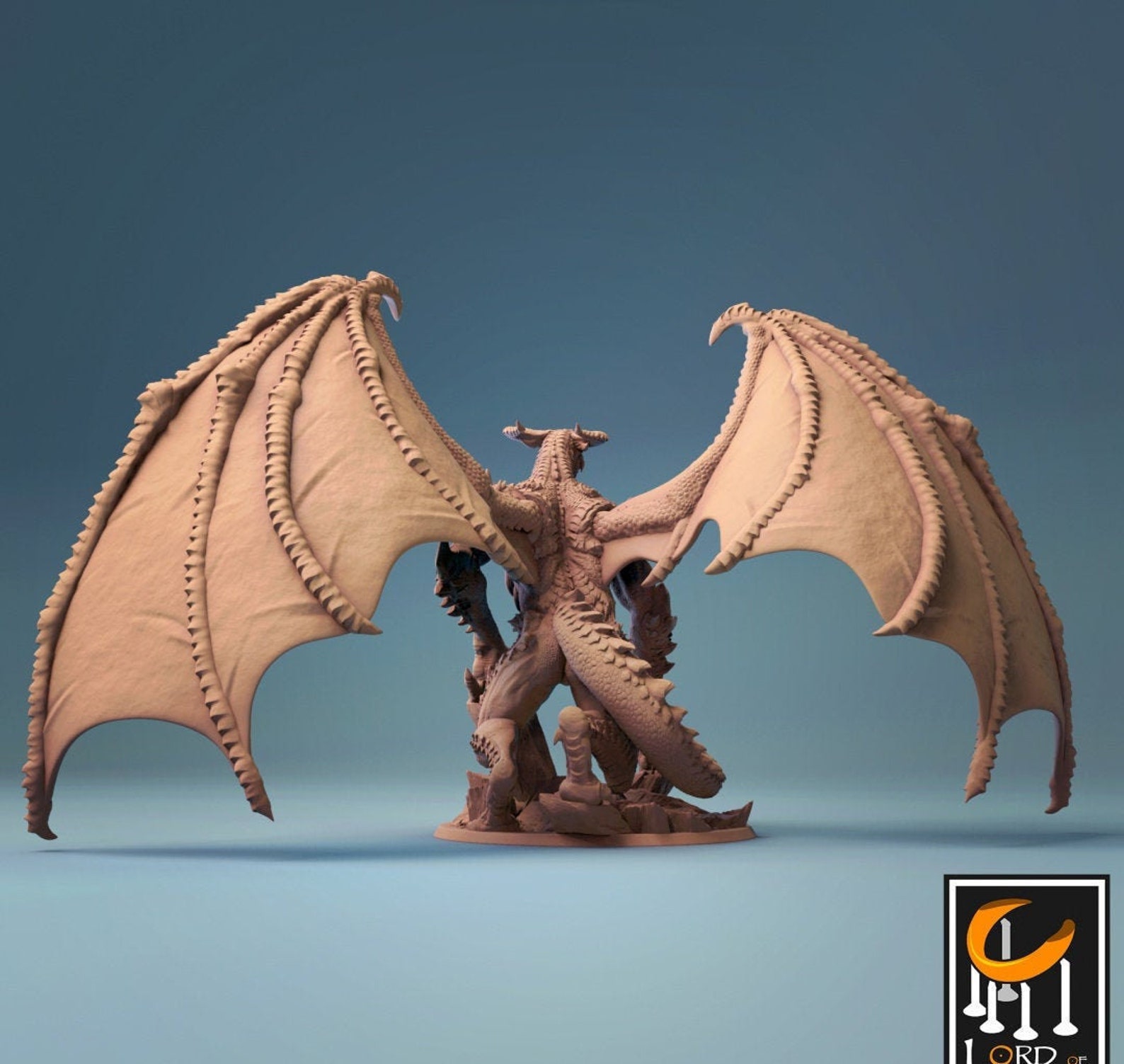 Bat Dragon Giant Bat Monster Undead Dungeons and | Etsy