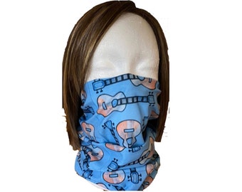 Ukulele Face Mask | Etsy