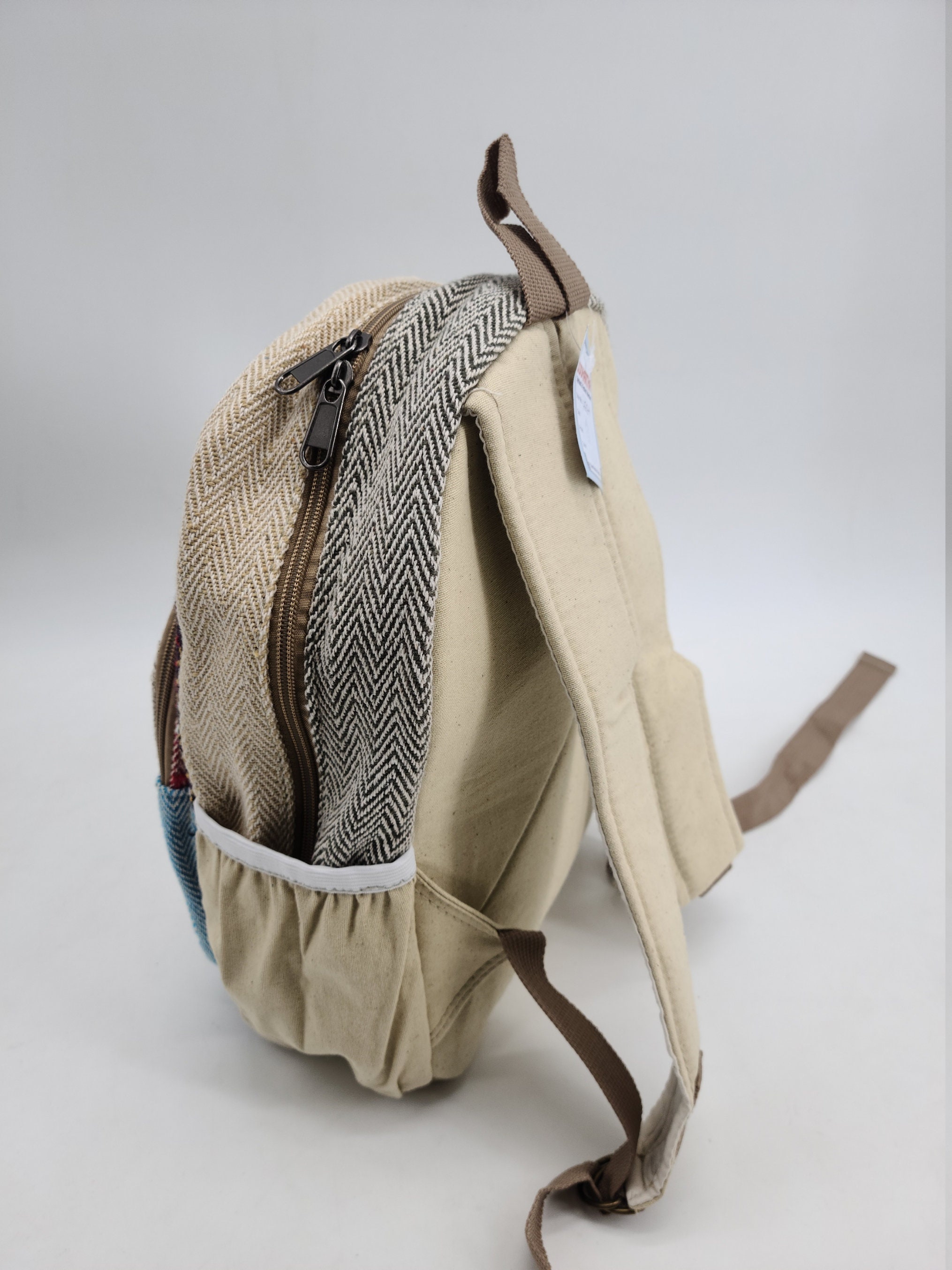 Himalayan Hemp Yin yang Unisex Backpack | Etsy