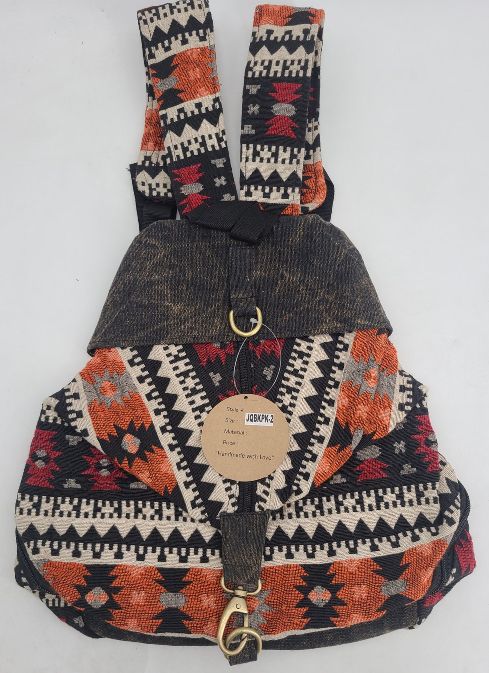 Jacquard Backpack Hiking/travel Backpack School Backpack | Etsy