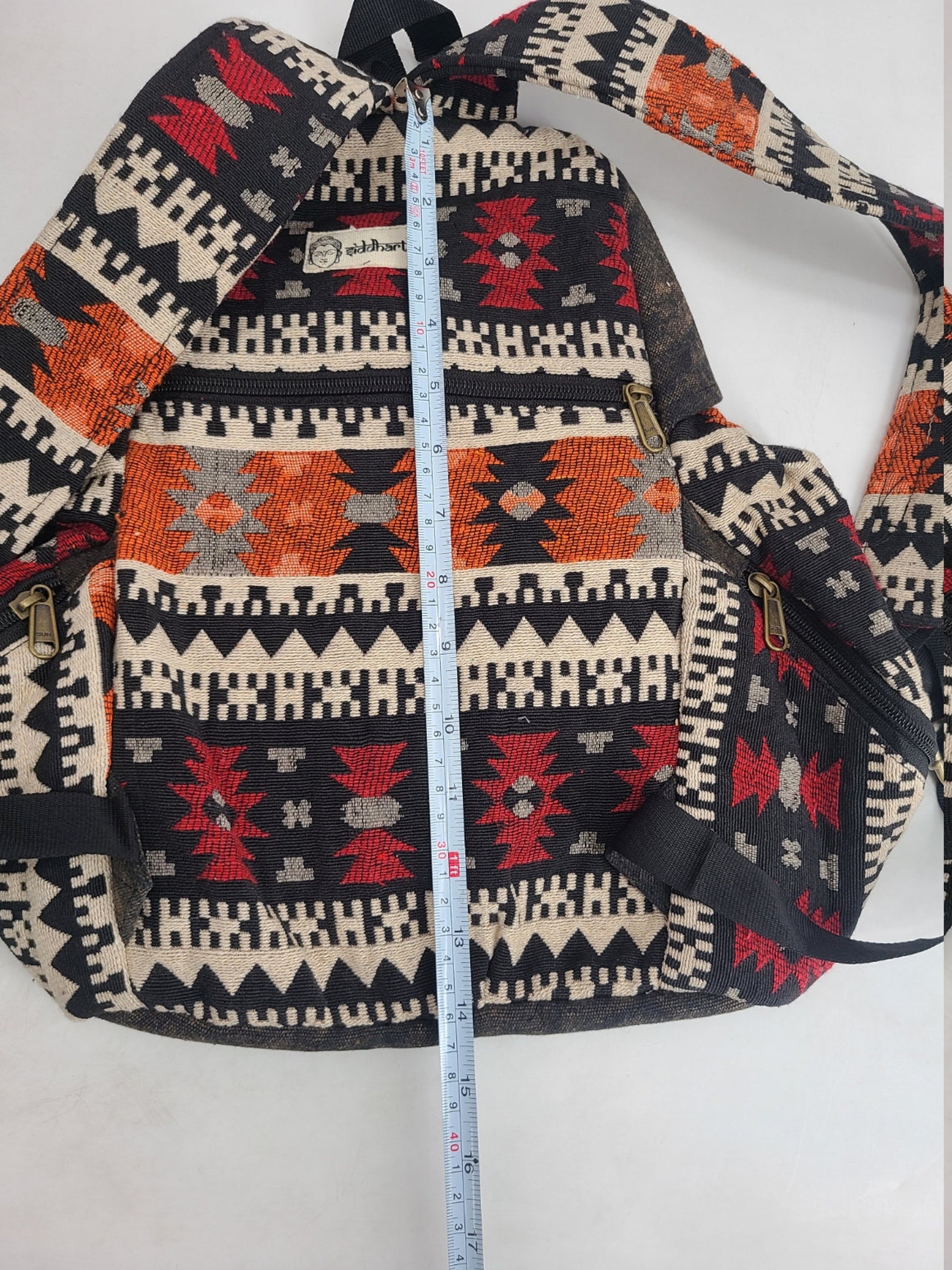 Jacquard Backpack Hiking/travel Backpack School Backpack | Etsy