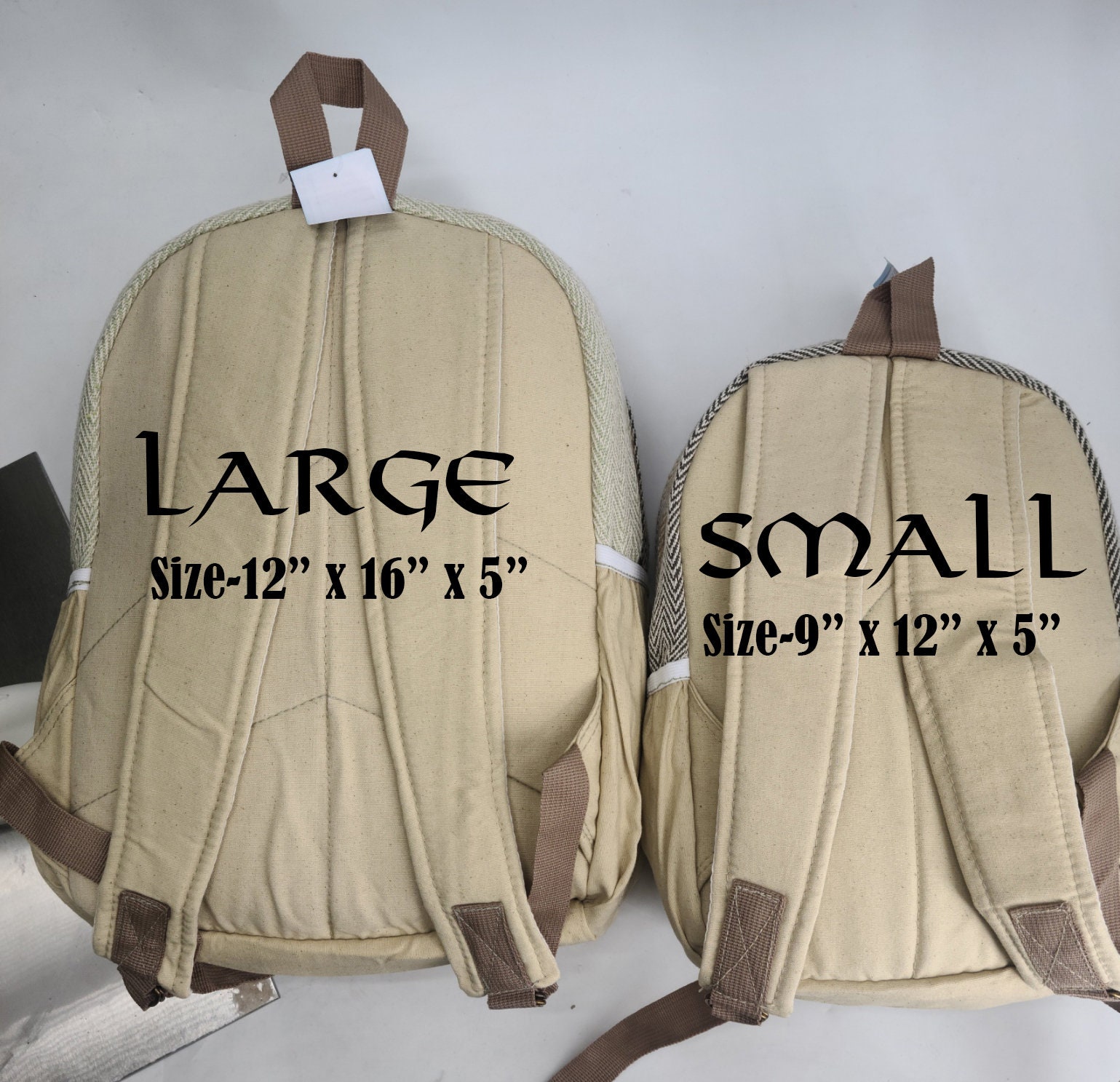 Himalayan Hemp Yin yang Unisex Backpack | Etsy