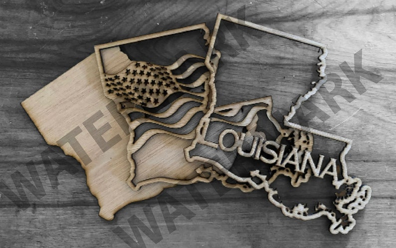 Louisiana State Bundle Cut Files State Bundle Svg File - Etsy