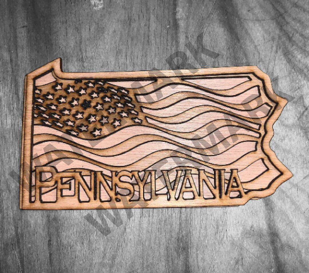 Pennsylvania State Flag Cut File Bundle (digital Download) - Etsy