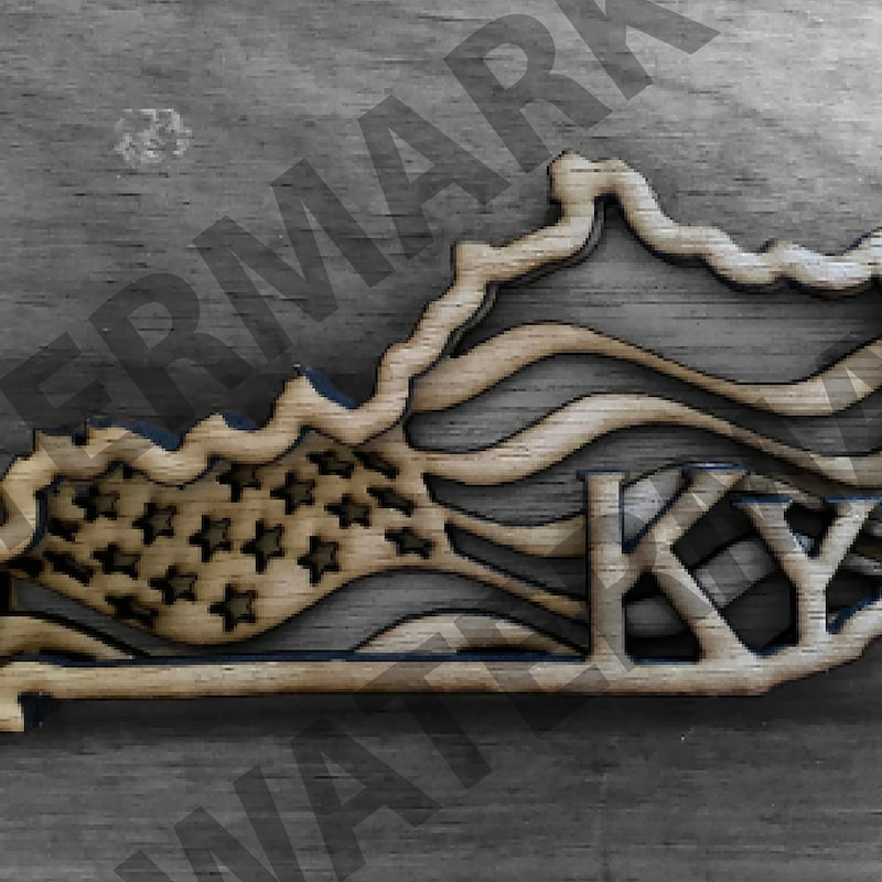 Kentucky State Shape - Etsy