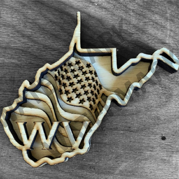 West Virginia State - Etsy