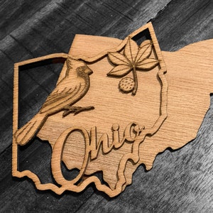 Ohio State Laser Cut File, Cardinal Buckeye SVG (digital Download) - Etsy