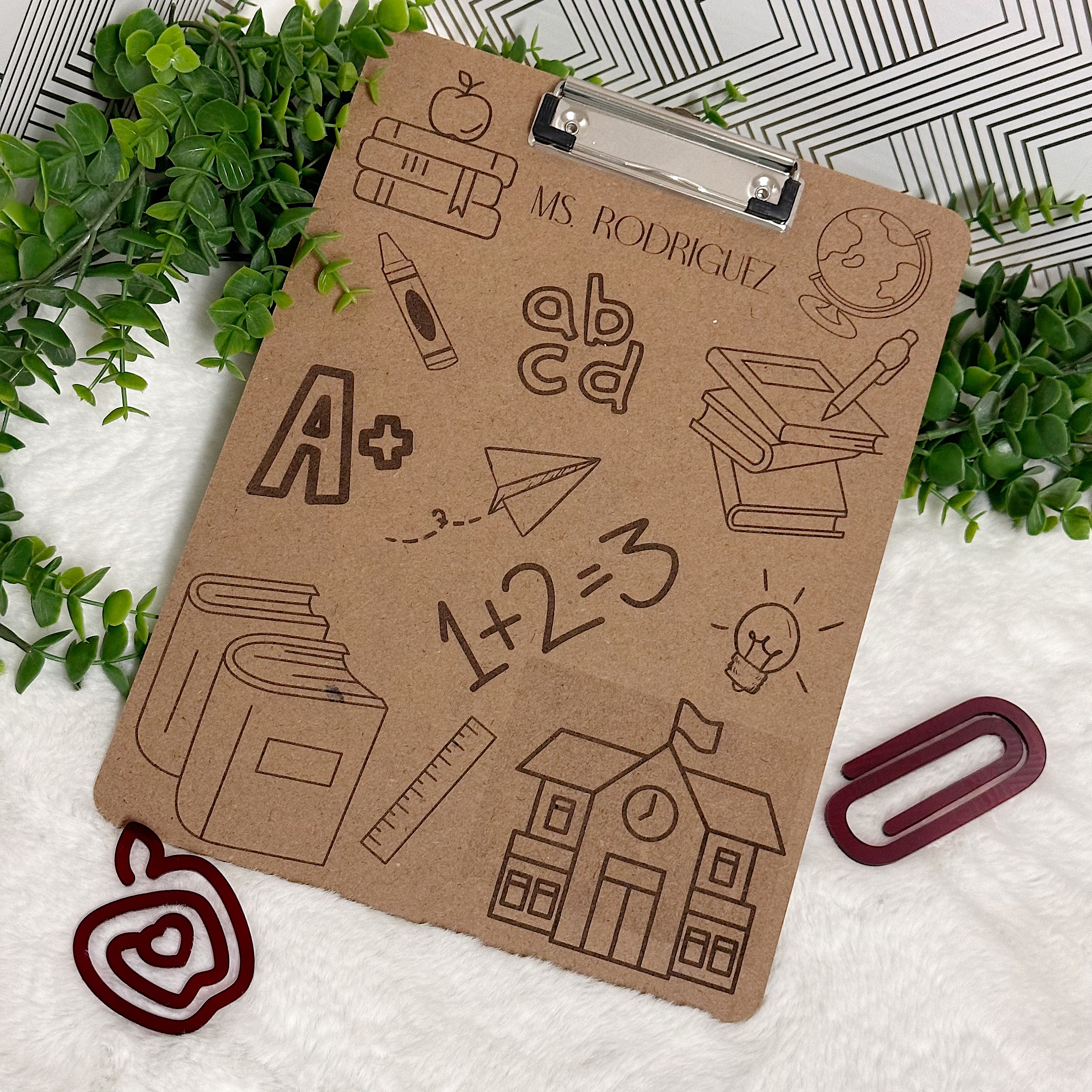 Teacher Clipboard Custom Personalized Engraved Clipboard Gift Teacher ...