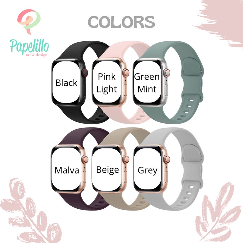 Engraved French Bulldog Apple Watch Band: Personalized Silicone Pet ...