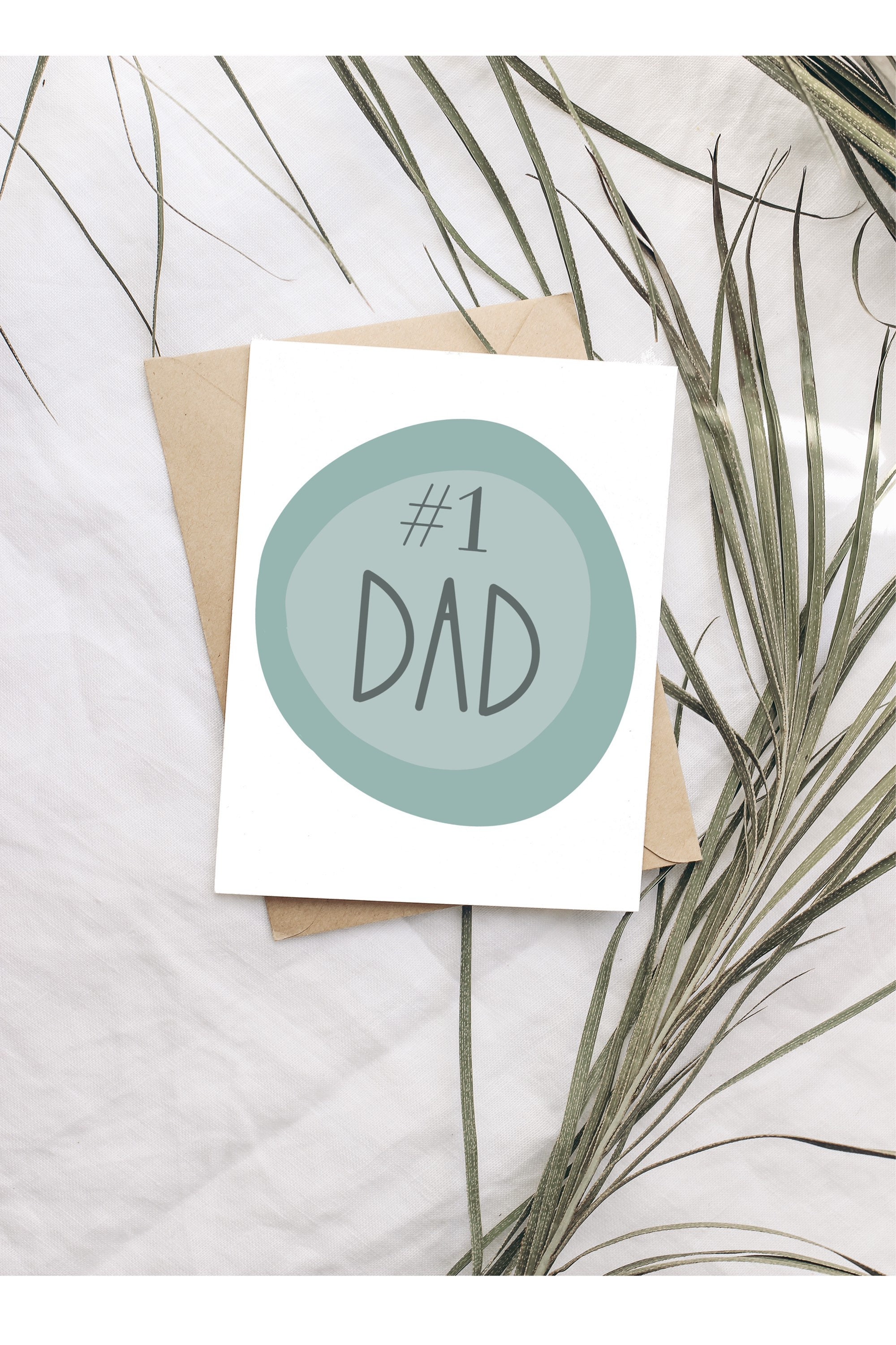 Number one dad Fathers Day card | Etsy