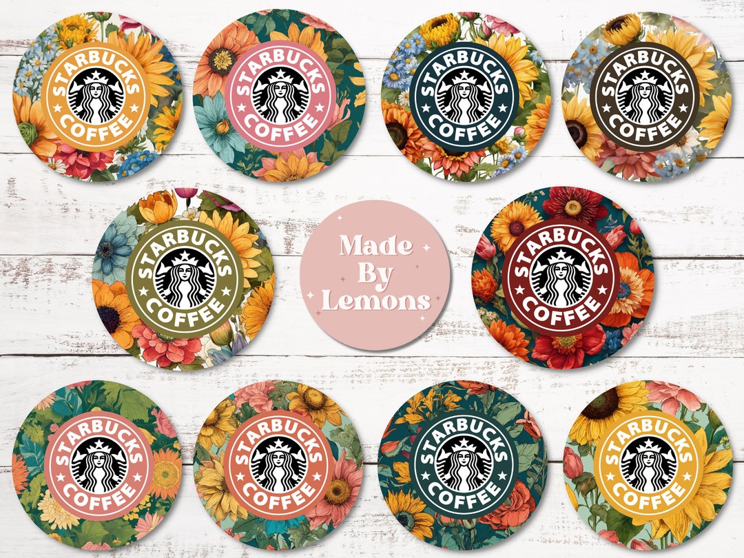 Starbucks Car Coaster Bundle, Digital PNG File, Instant Download ...