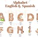 ALPHABET FLASHCARDS ALPHABET Animals, Montessori Cards, English ...