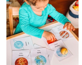 PLANETS FLASHCARDS - Solar Planets, Planet Flashcards Printable ...