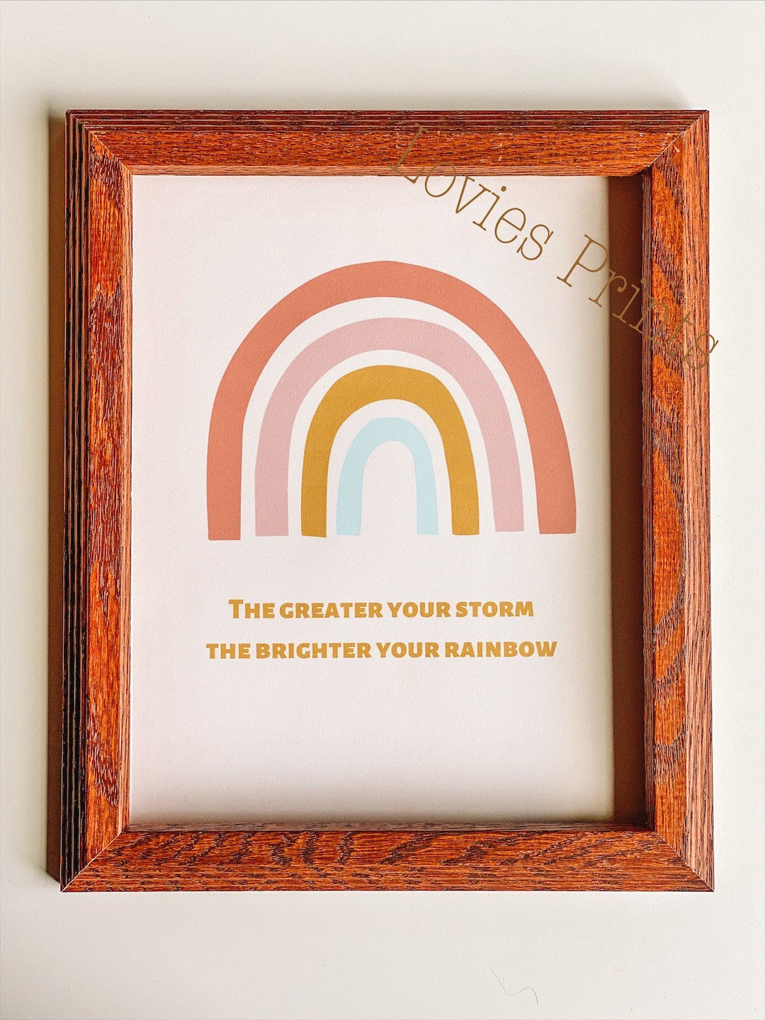 BOHO RAINBOW PRINT - Printable Wall Art - Rainbow Decor, Digital ...