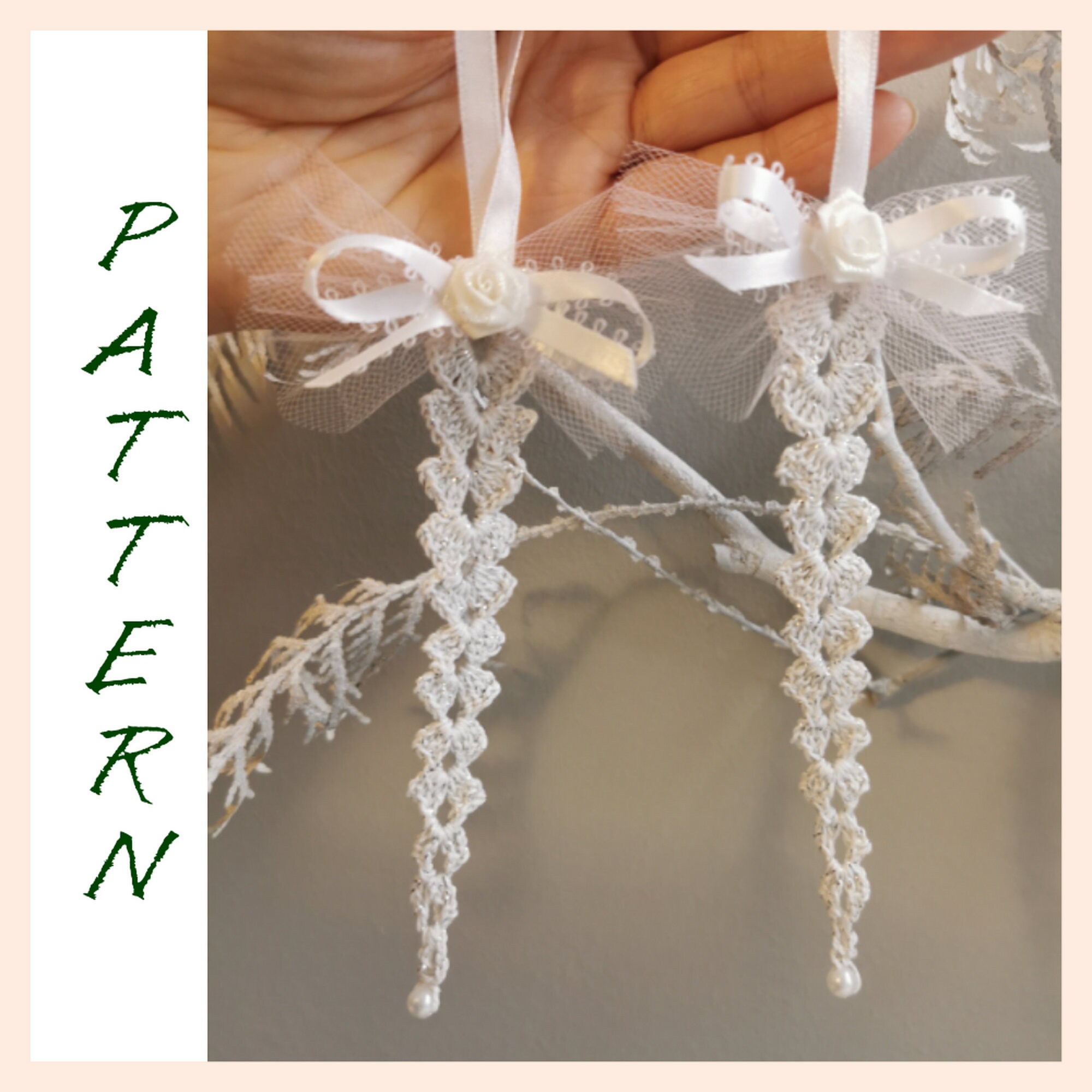 Christmas Victorian Icicle Pattern Victorian Lace Crochet - Etsy Canada