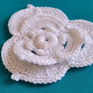 Easy Crochet Pattern, 3D Rose Tutorial, Crochet Rose Tutorial With ...