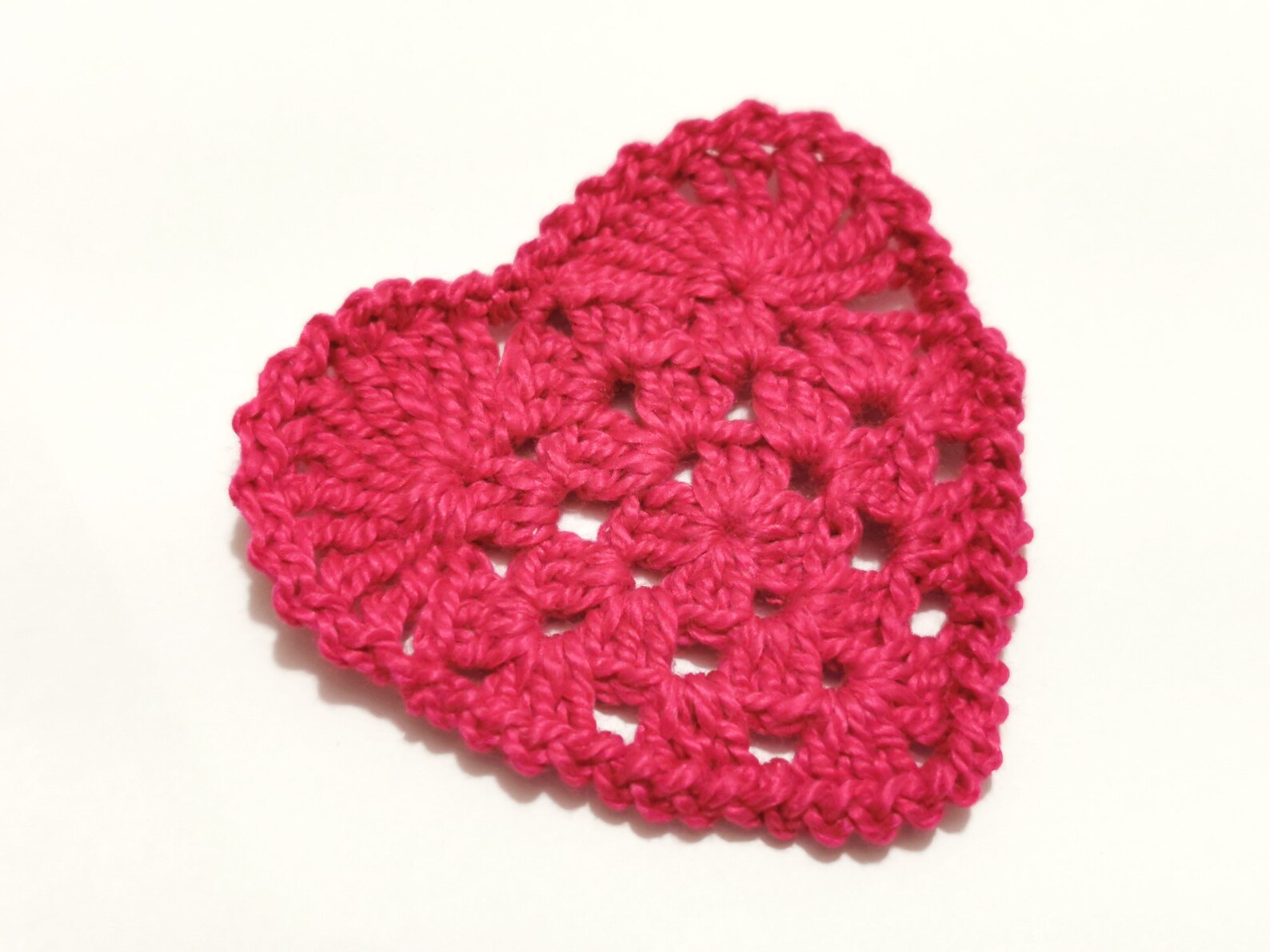 Easy Crochet Heart Pattern Video Tutorial Crochet Heart | Etsy