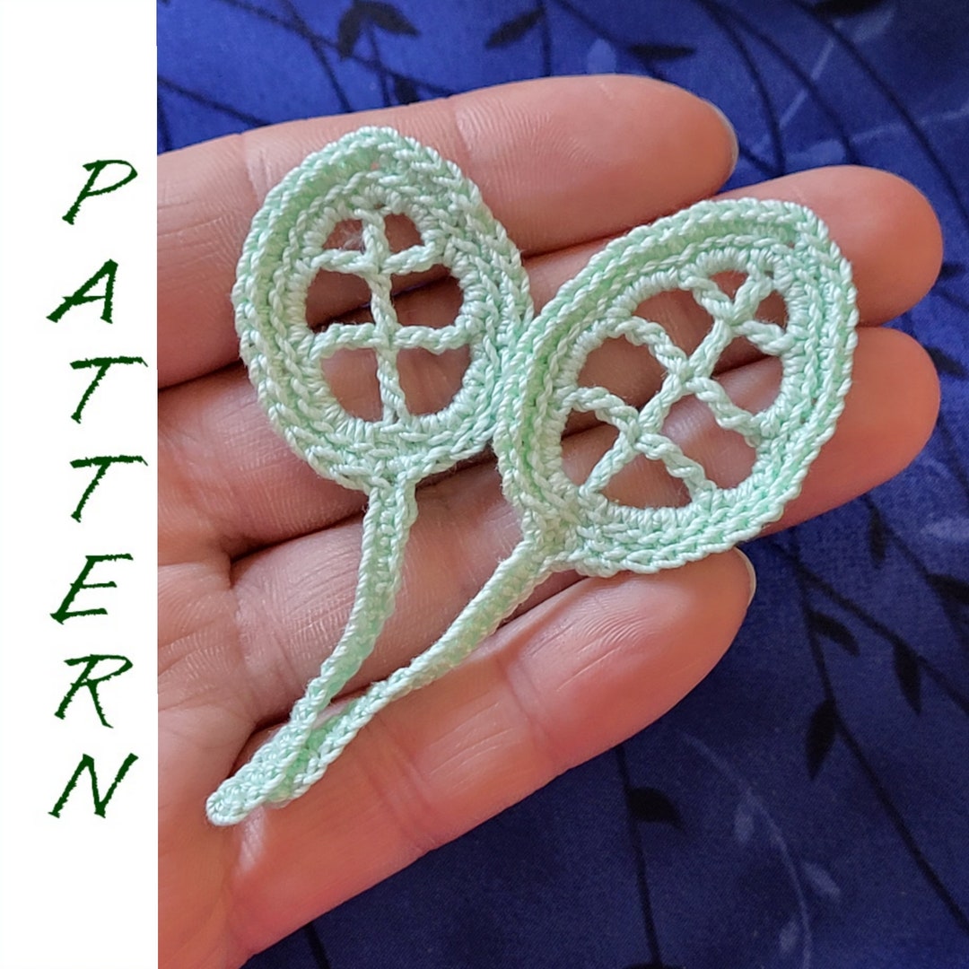 Crochet Leaf Border Pattern: Openwork Lace Motif (PDF Pattern) - Etsy