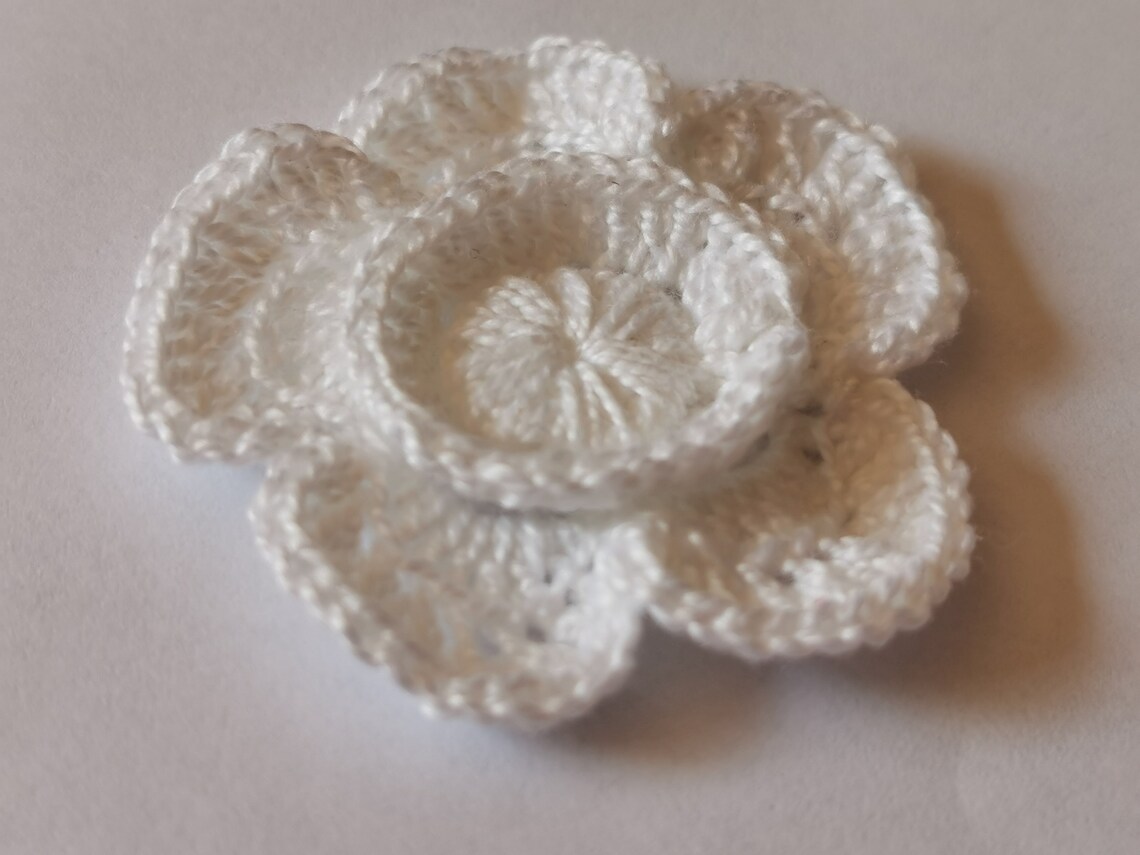 Easy Crochet Pattern 3D Flower Tutorial Crochet Flower - Etsy