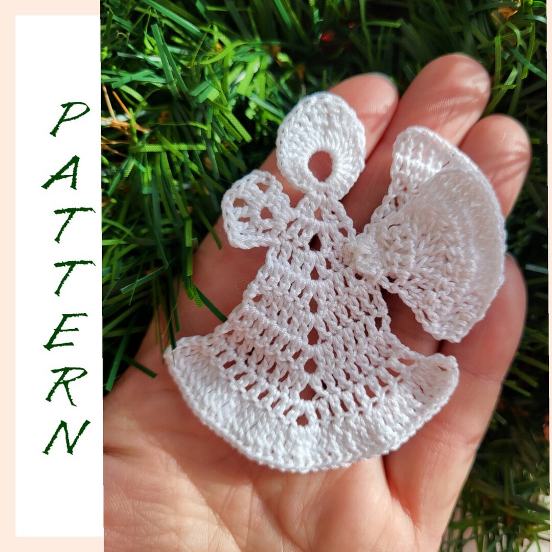 Crochet Angel Pattern, Angel Motif Tutorial, Crochet Angel Motif Pdf ...