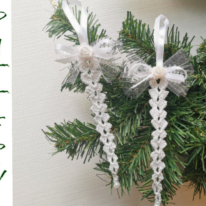 Vintage Icicle Decoration - Etsy