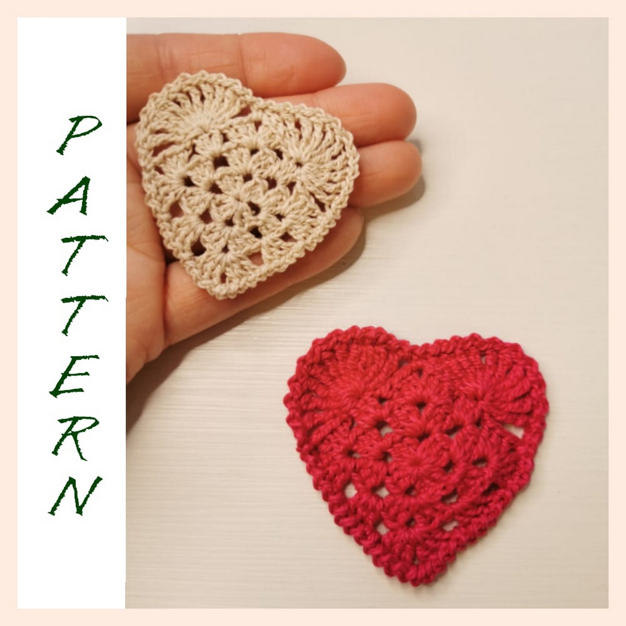 Easy Crochet Heart Pattern Video Tutorial Crochet Heart - Etsy
