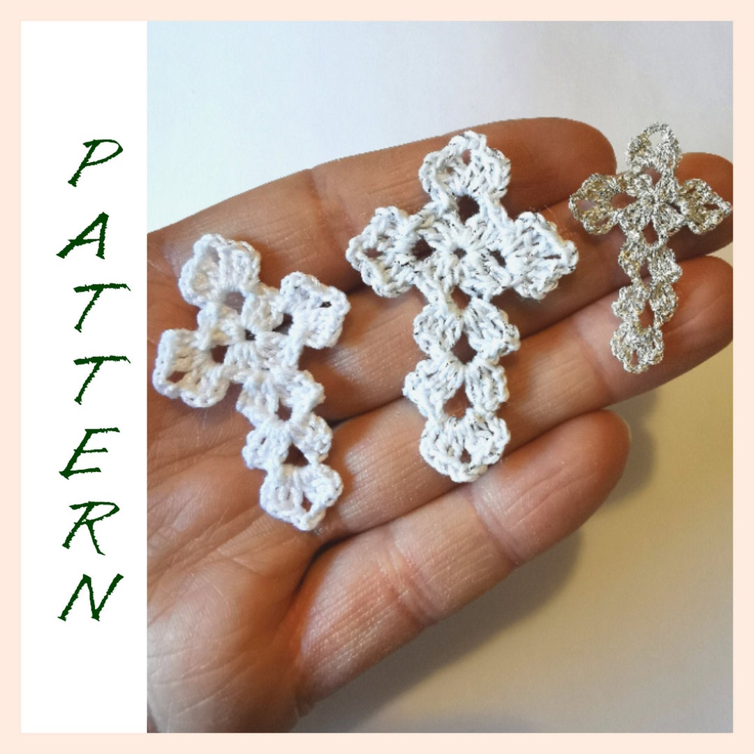 Crochet Cross Pattern: Easter, Baptism, Christmas Motif (PDF) - Etsy