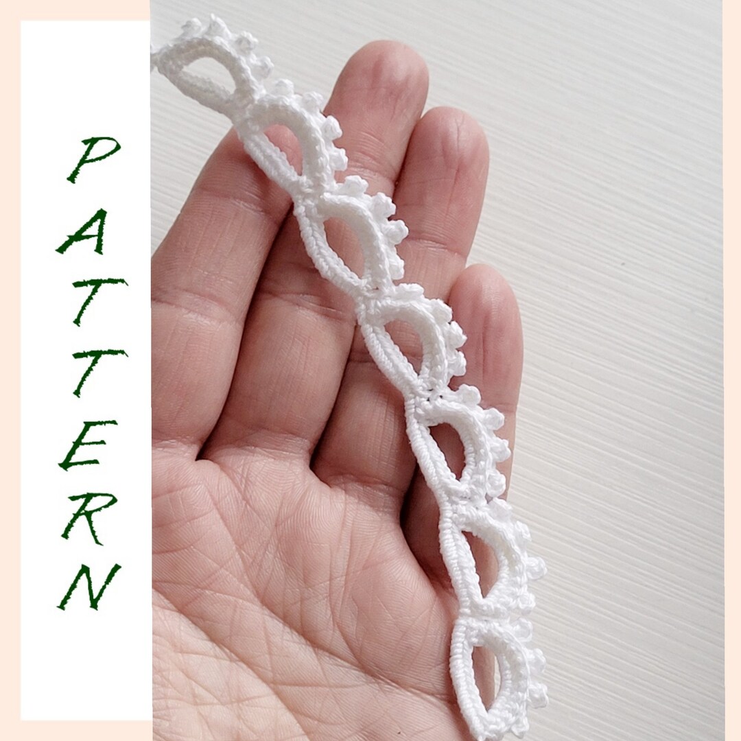 Easy Crochet Cord Pattern. Step by Step Crochet Lace Border Tutorial ...