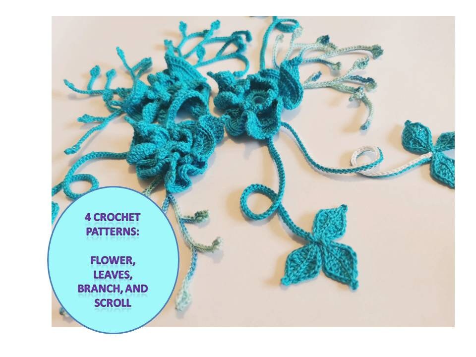 Gift for Craft Lover Set of 4 Crochet Patterns Learn - Etsy