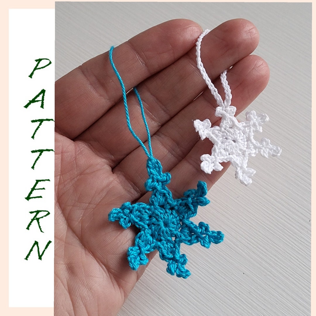 Christmas Snowflake Crochet Patterns, Xmas Snowflake Decorations ...