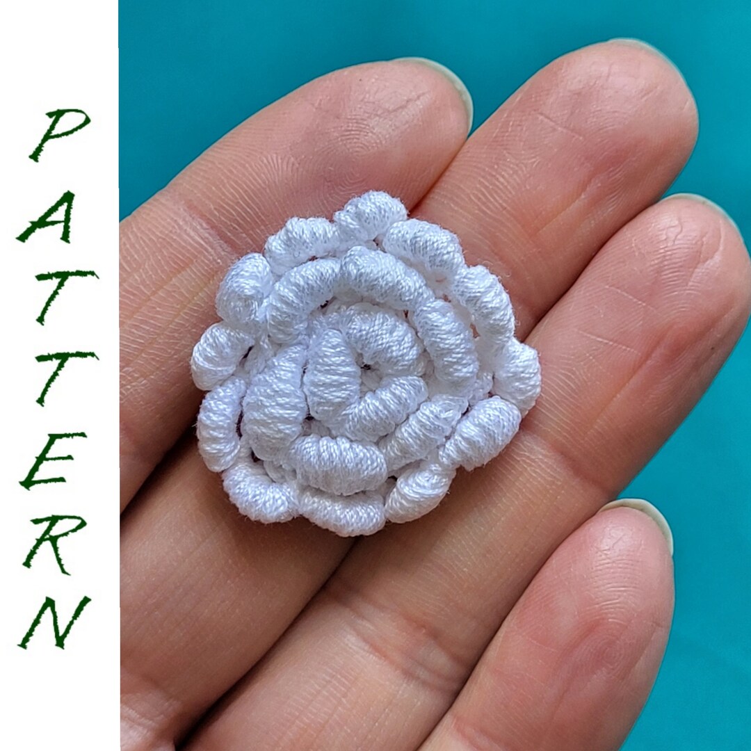 Clones Knot Crochet Flower Pattern: Irish Lace Motif (PDF) - Etsy