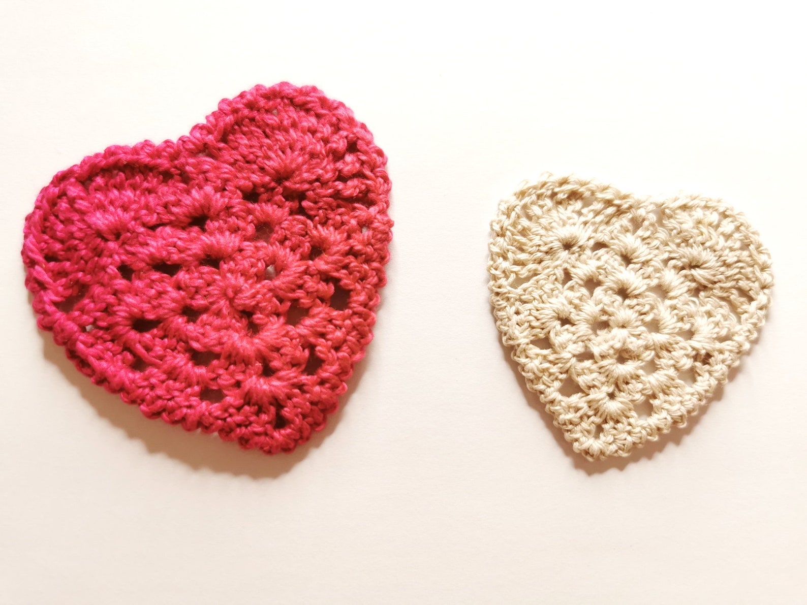 Easy Crochet Heart Pattern: Video Tutorial (PDF) - Etsy