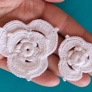 Easy Crochet Pattern, 3D Rose Tutorial, Crochet Rose Tutorial With ...