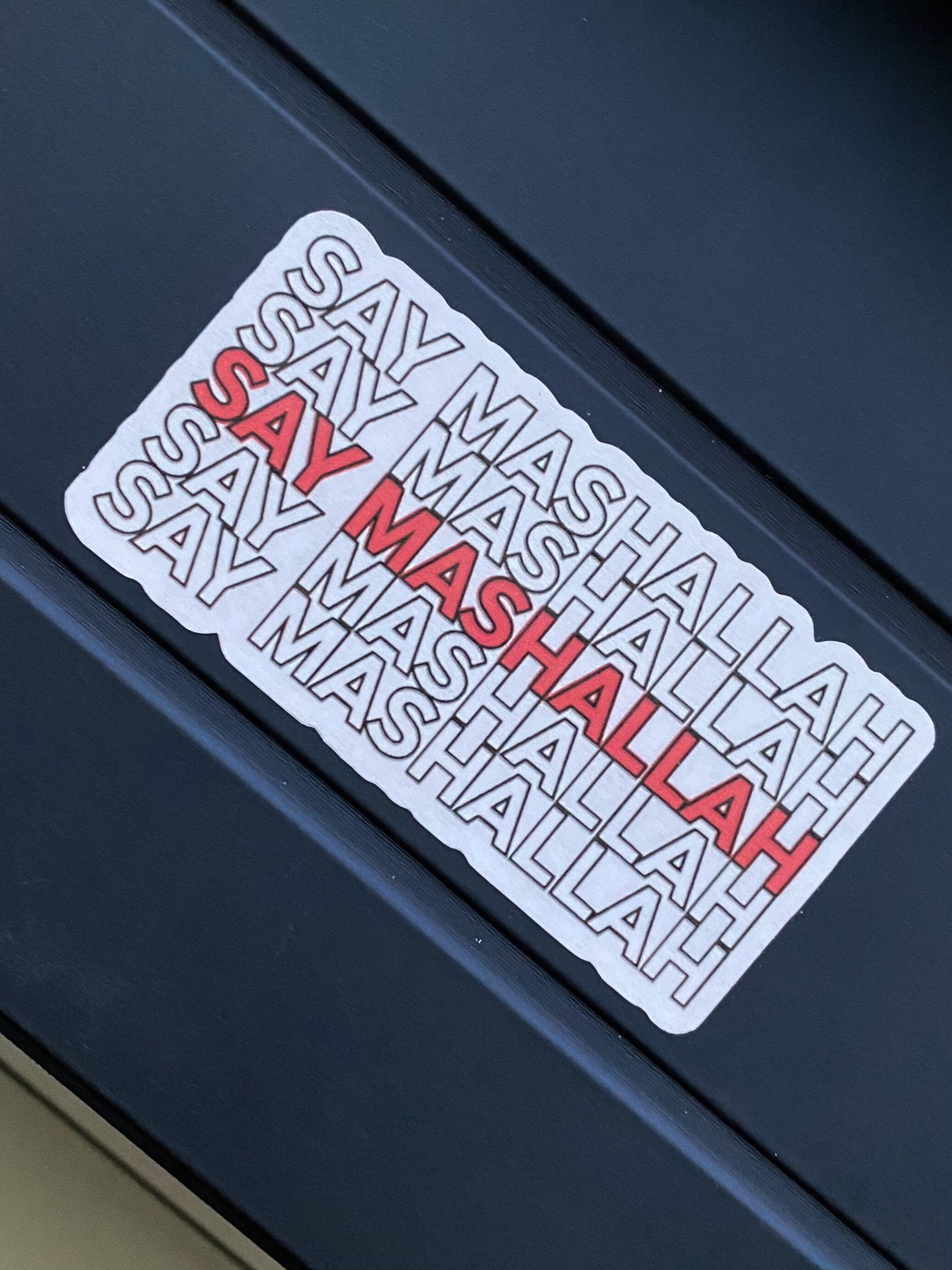 Say Mashallah Laptop Sticker Muslim Ramadan Waterproof | Etsy