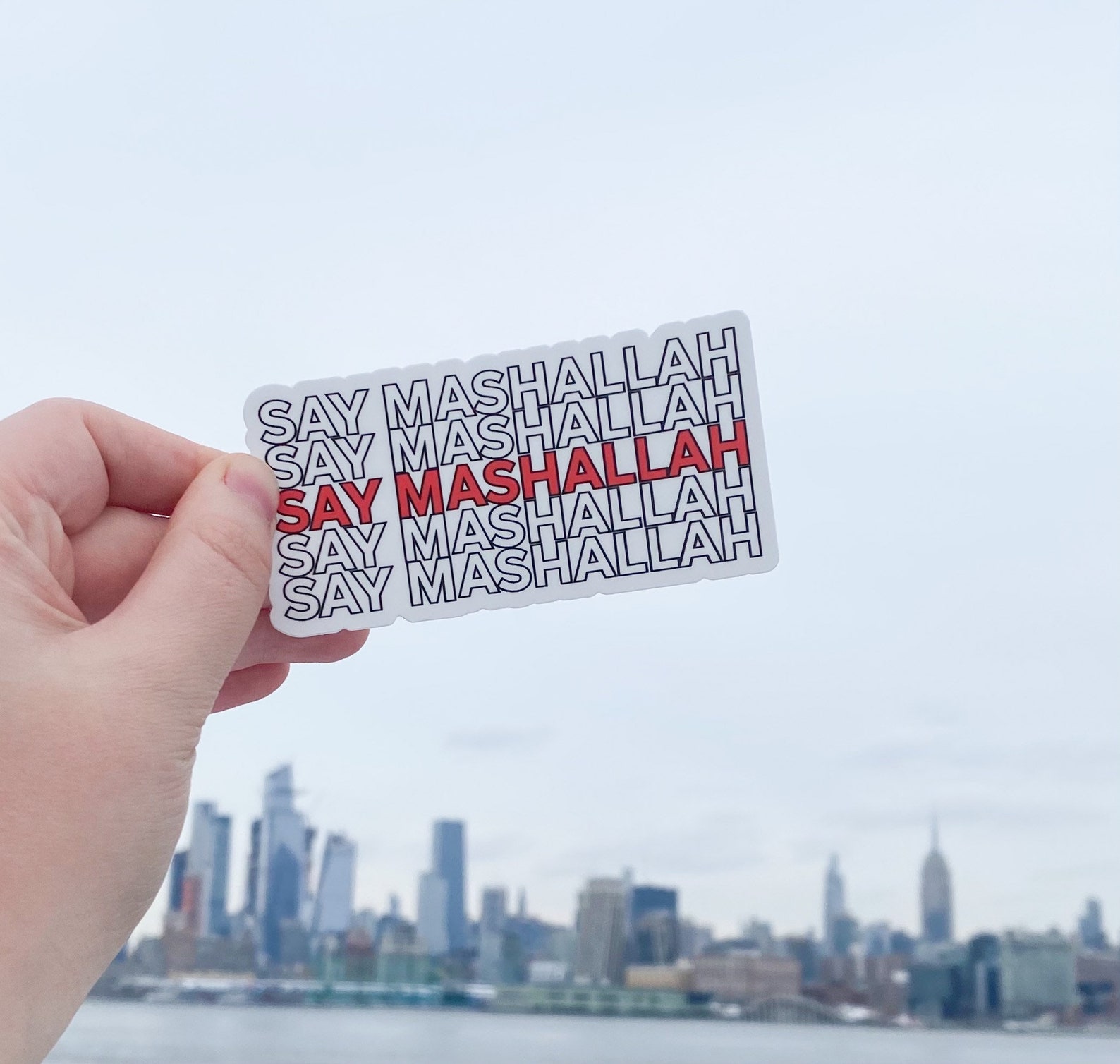 Say Mashallah Laptop Sticker Muslim Ramadan Waterproof | Etsy