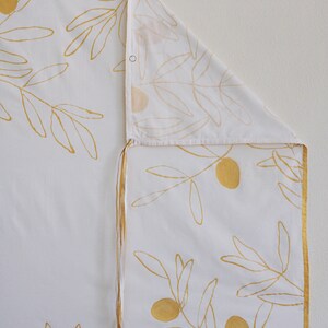 Chuppah Cover Wedding Canopy / Photo Backdrop, Golden Olive Tree ...