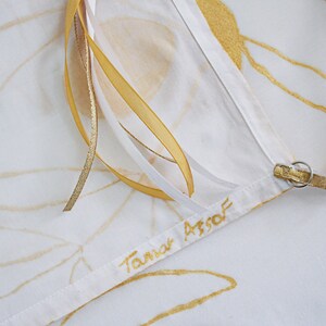 Chuppah Cover Wedding Canopy / Photo Backdrop, Golden Olive Tree ...