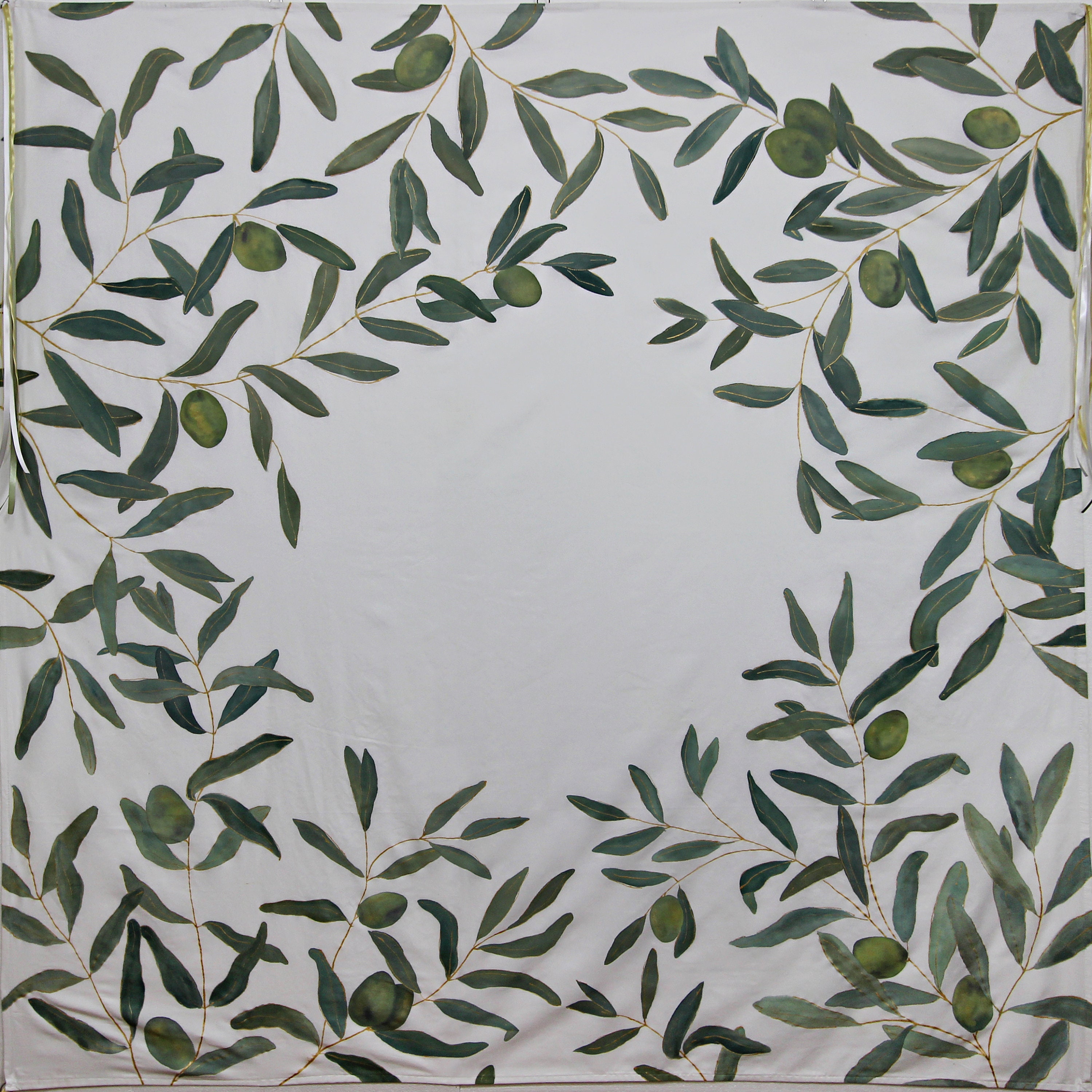 Hand PAINTED CHUPPAH Wedding Canopy Olive Tree Design – Doubles as ...