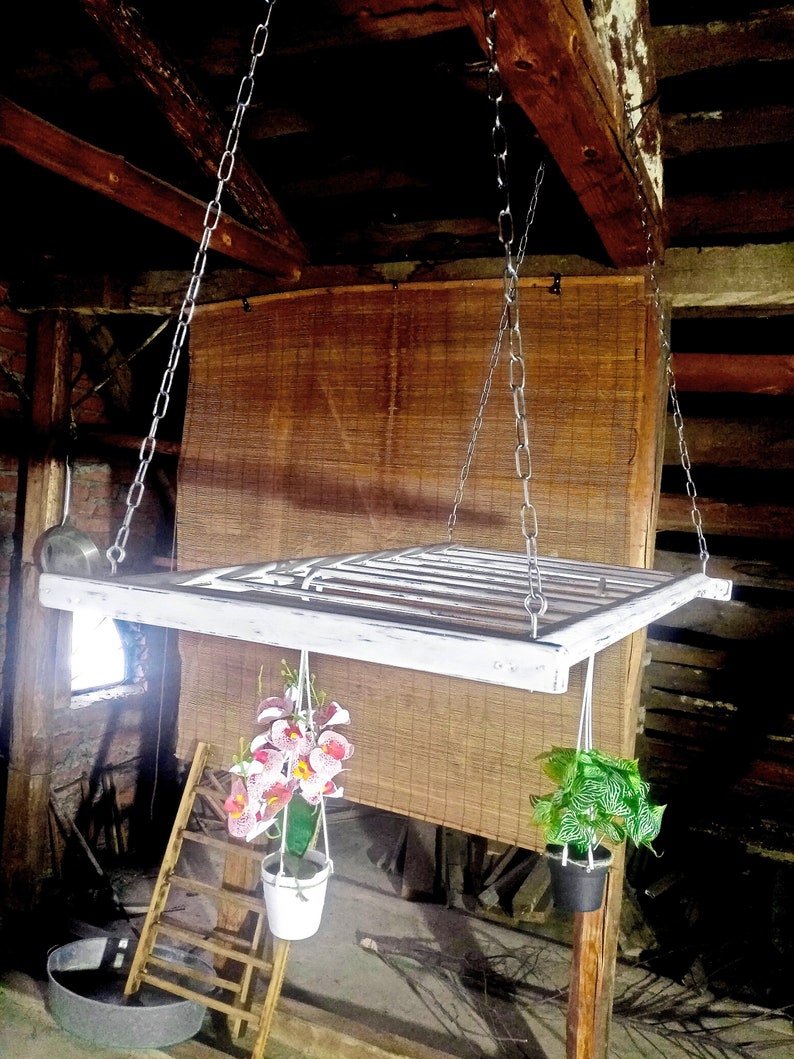 Garden Ladder, Ladder Pot Rack, Pot Rack Ceiling, Pot and Pan Hanger ...